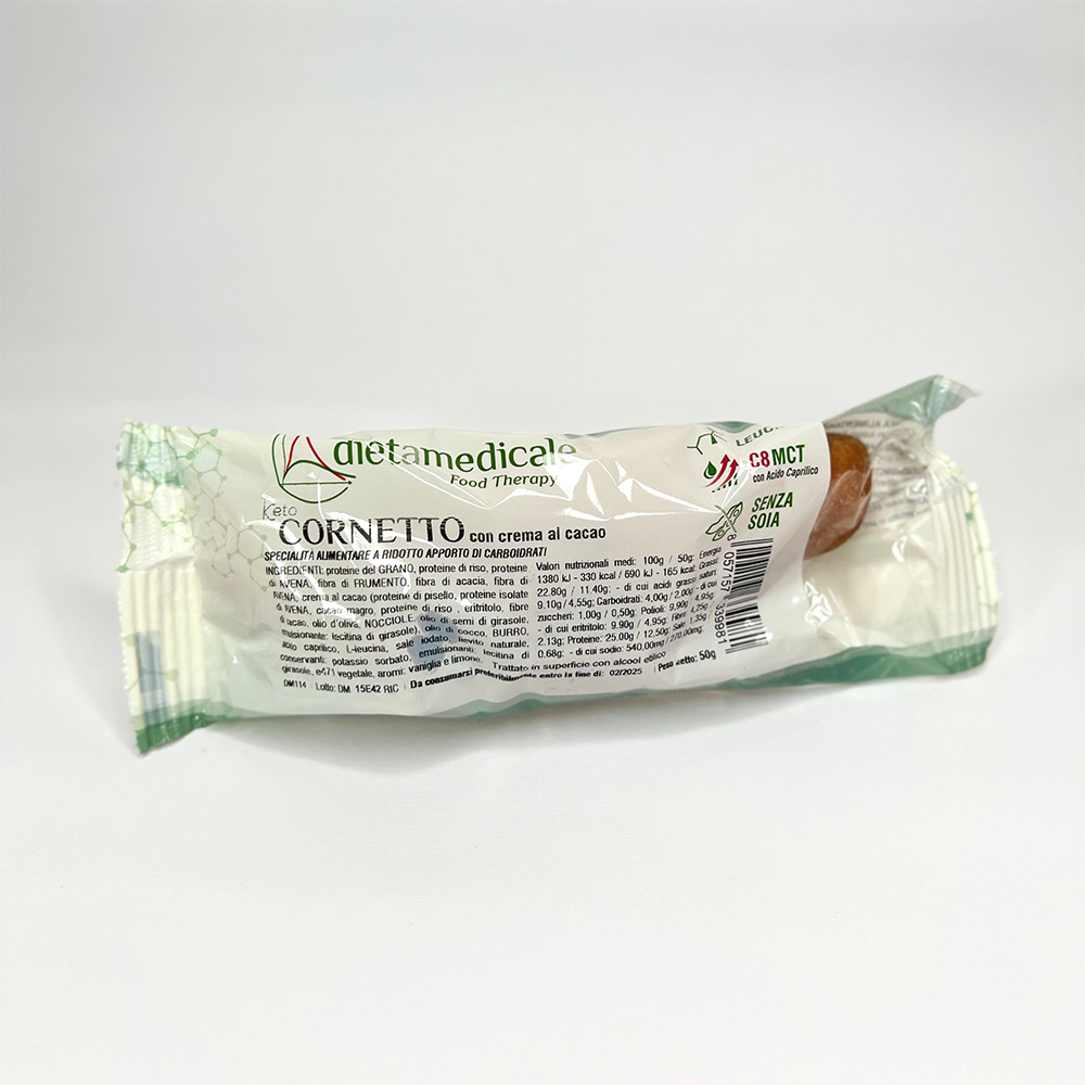 Cornetto proteico ripieno cacao – Studio Busiello